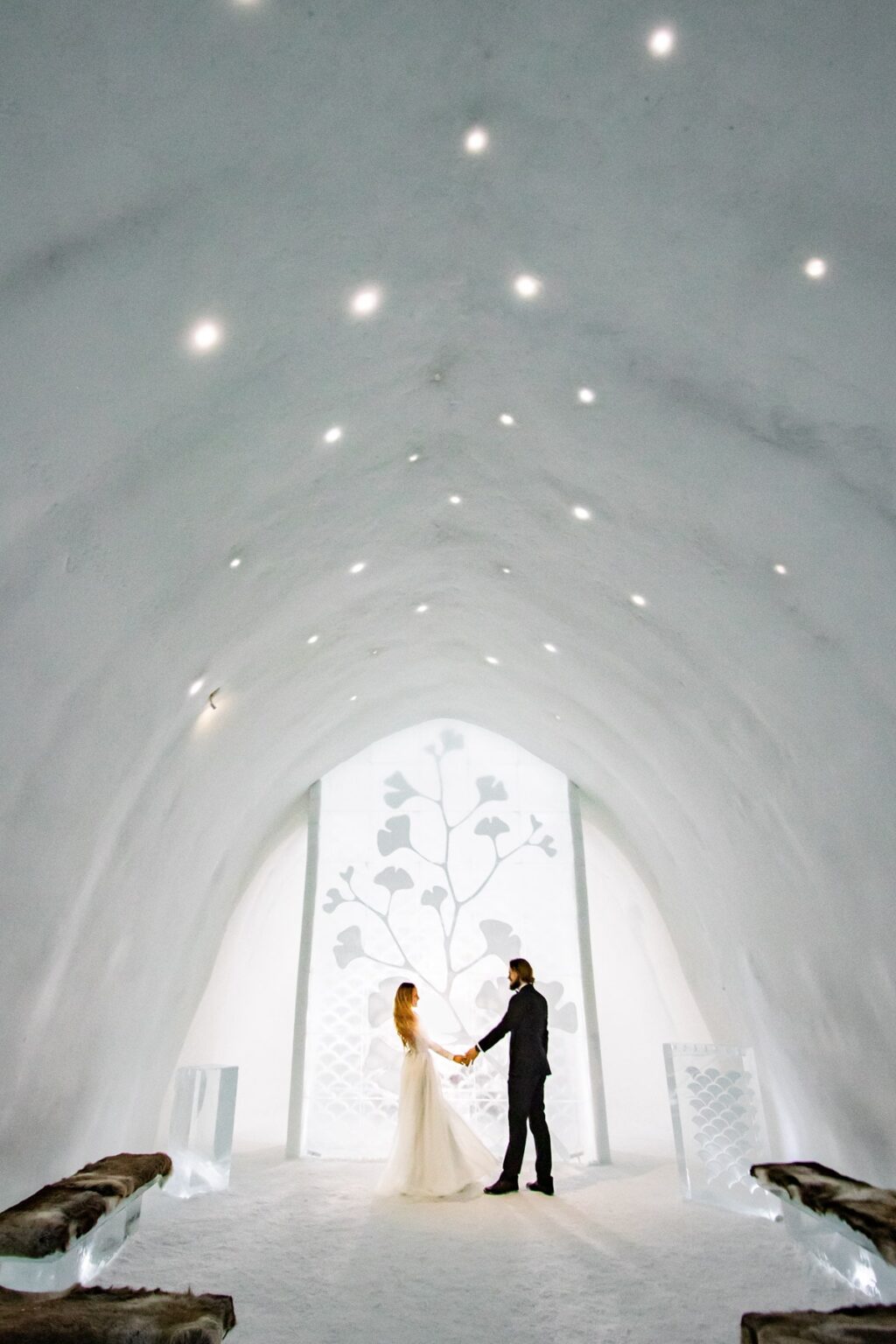 Epic Elopement Wedding In The Icehotel Lappland - Elopement Wedding ...